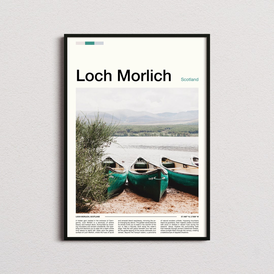 Loch Morlich Print, Loch Morlich Poster, Loch Morlich Wall Art ...