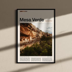 Mesa Verde National Park Print, Mesa Verde Poster, Mesa Verde Wall Art ...