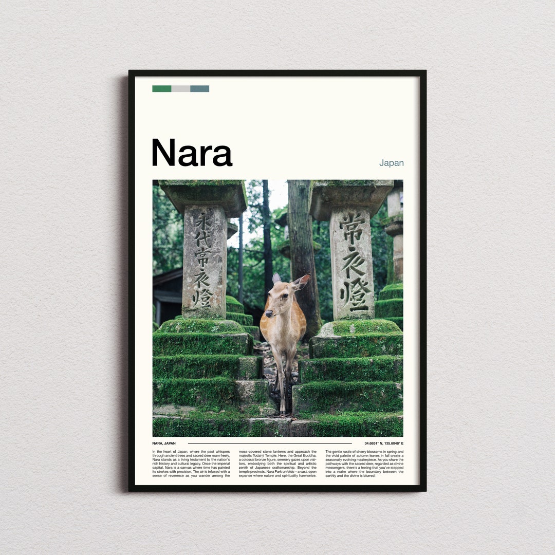 Nara Print, Nara Poster, Nara Wall Art, Japan Art Print, Nara Photo - Etsy