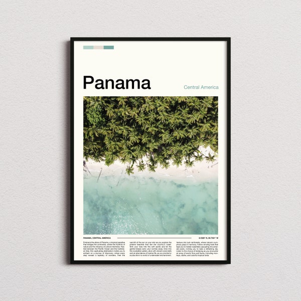 Panama Poster - Etsy UK
