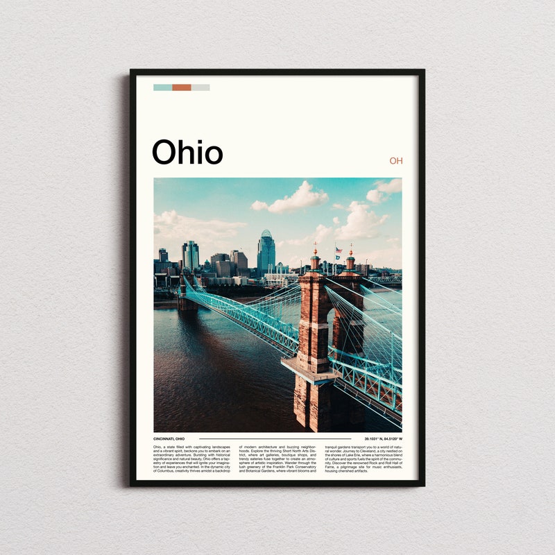Ohio Art Print - Etsy