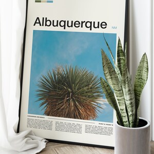 Albuquerque Print, Albuquerque Poster, Albuquerque Wall Art ...