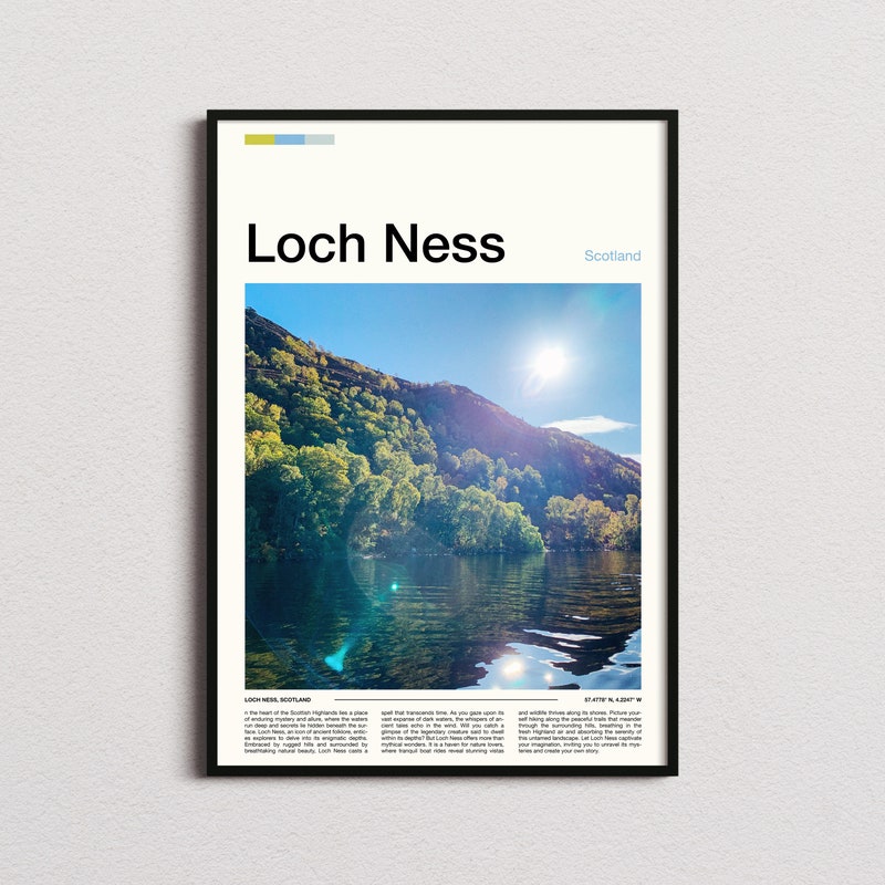 Loch Ness Poster - Etsy