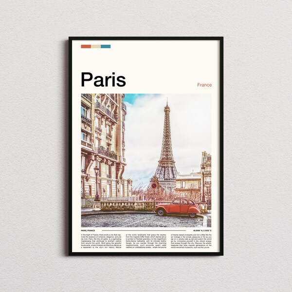 Paris Poster - Etsy