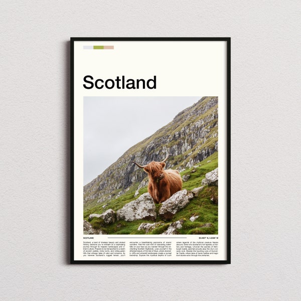 Scotland Poster - Etsy