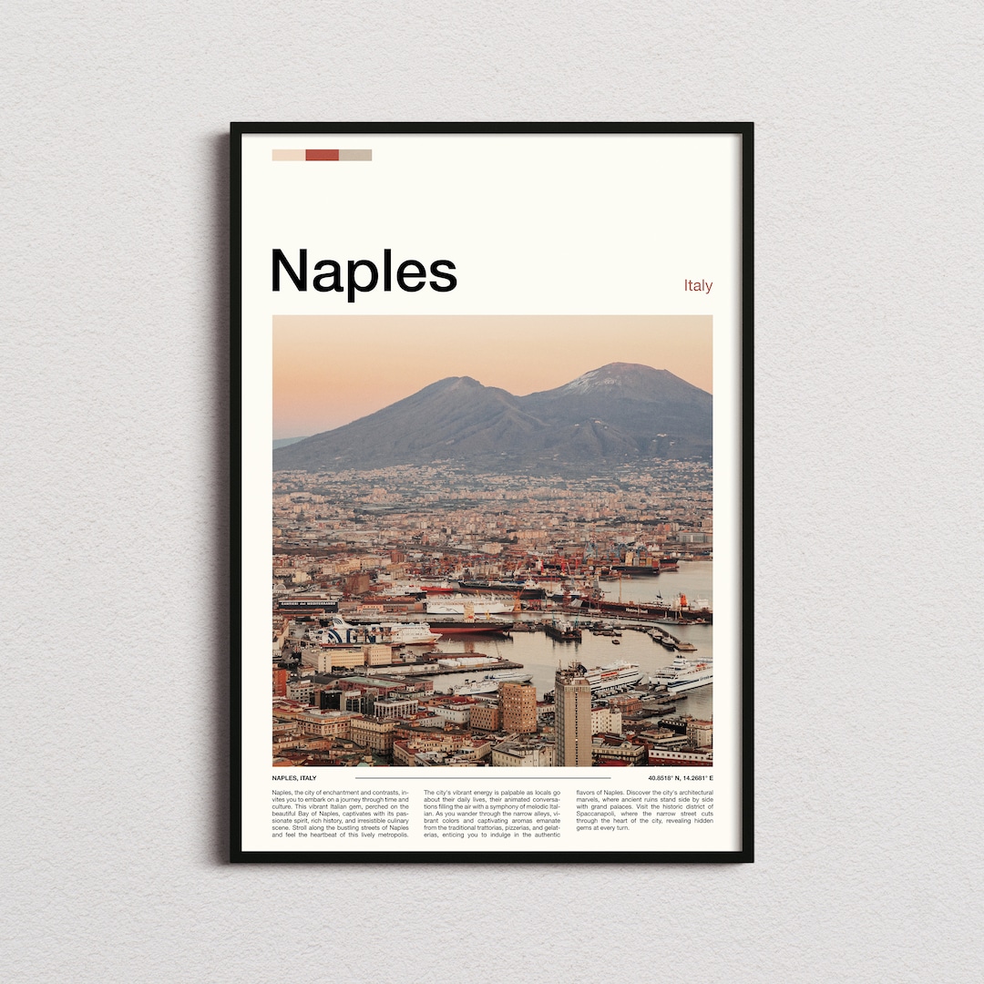 Naples Print, Naples Poster, Naples Wall Art, Naples Art Print, Naples ...