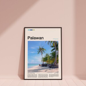 Palawan Print, Palawan Poster, Palawan Wall Art, Philippines Art Print ...