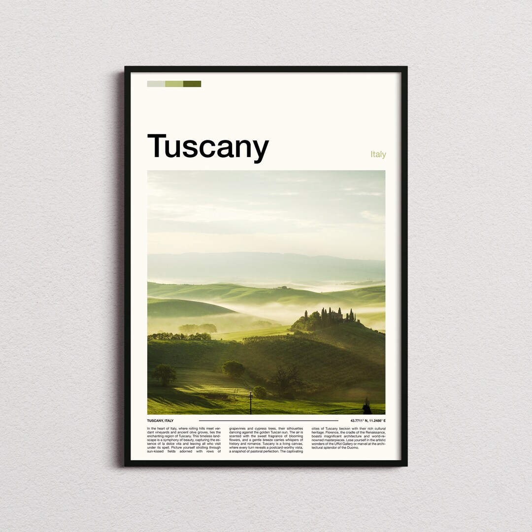 Tuscany Print, Tuscany Poster, Tuscany Wall Art, Italy Art Print ...