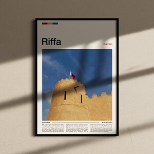 Riffa Print, Riffa Poster, Riffa Wall Art, Bahrain Art Print, Riffa ...