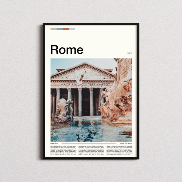 Rome Print - Etsy