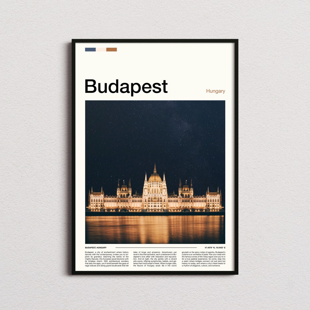Budapest Print, Budapest Poster, Budapest Wall Art, Hungary Art Print ...