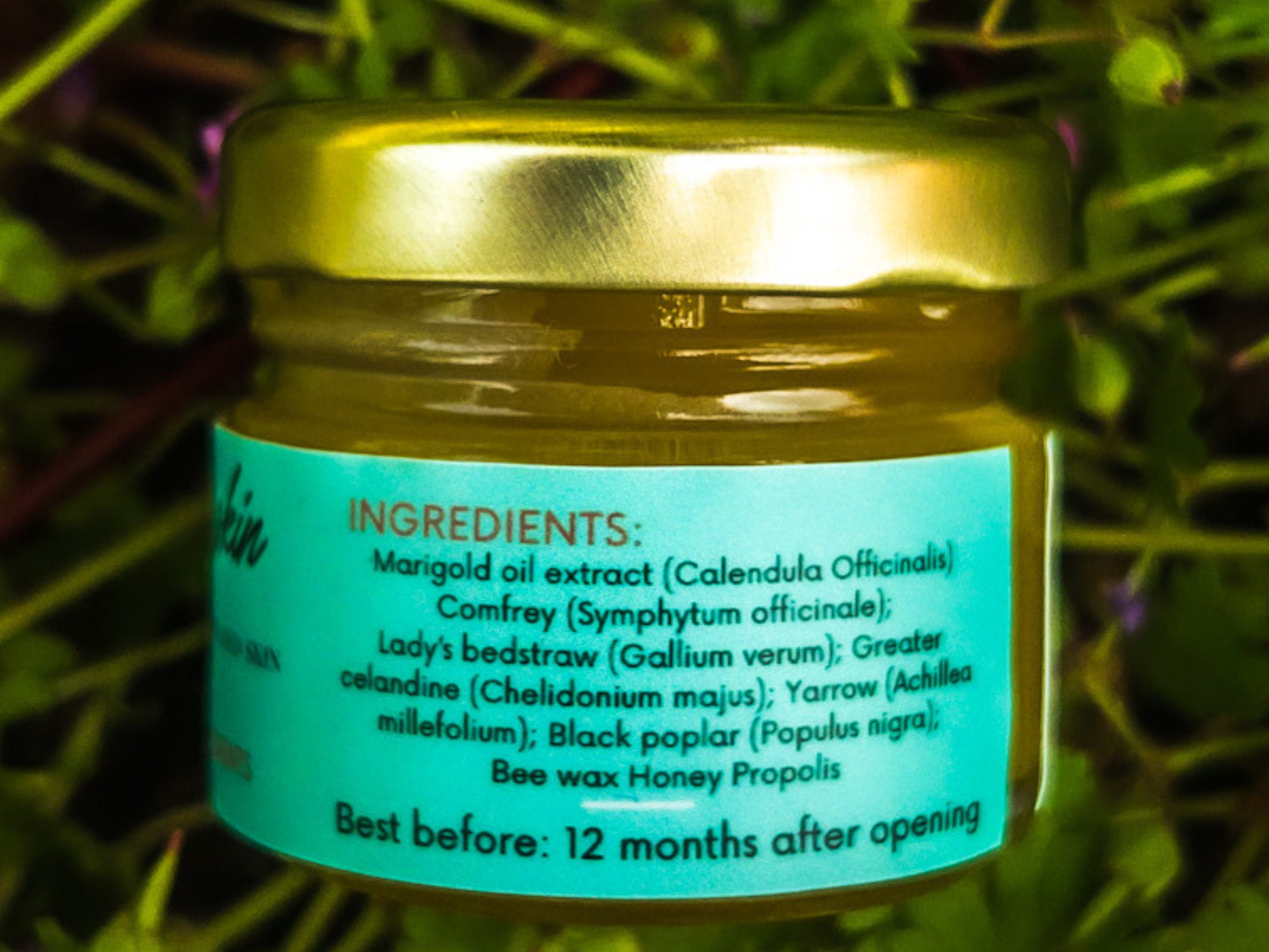 Healthy Skin Balm Propolis, Honey, Beeswax & Herbs Handmade Salve. 100% ...