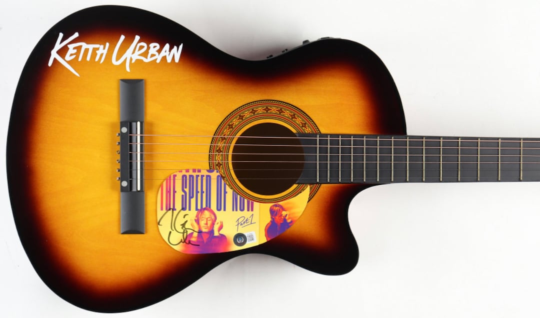 Keith Urban Hand Signed Autographed Acoustic Guitar (beckett COA) - Etsy