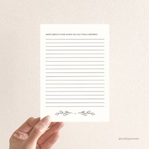 Digital Journal Prompts - 100 Downloadable / Printable Self Care ...