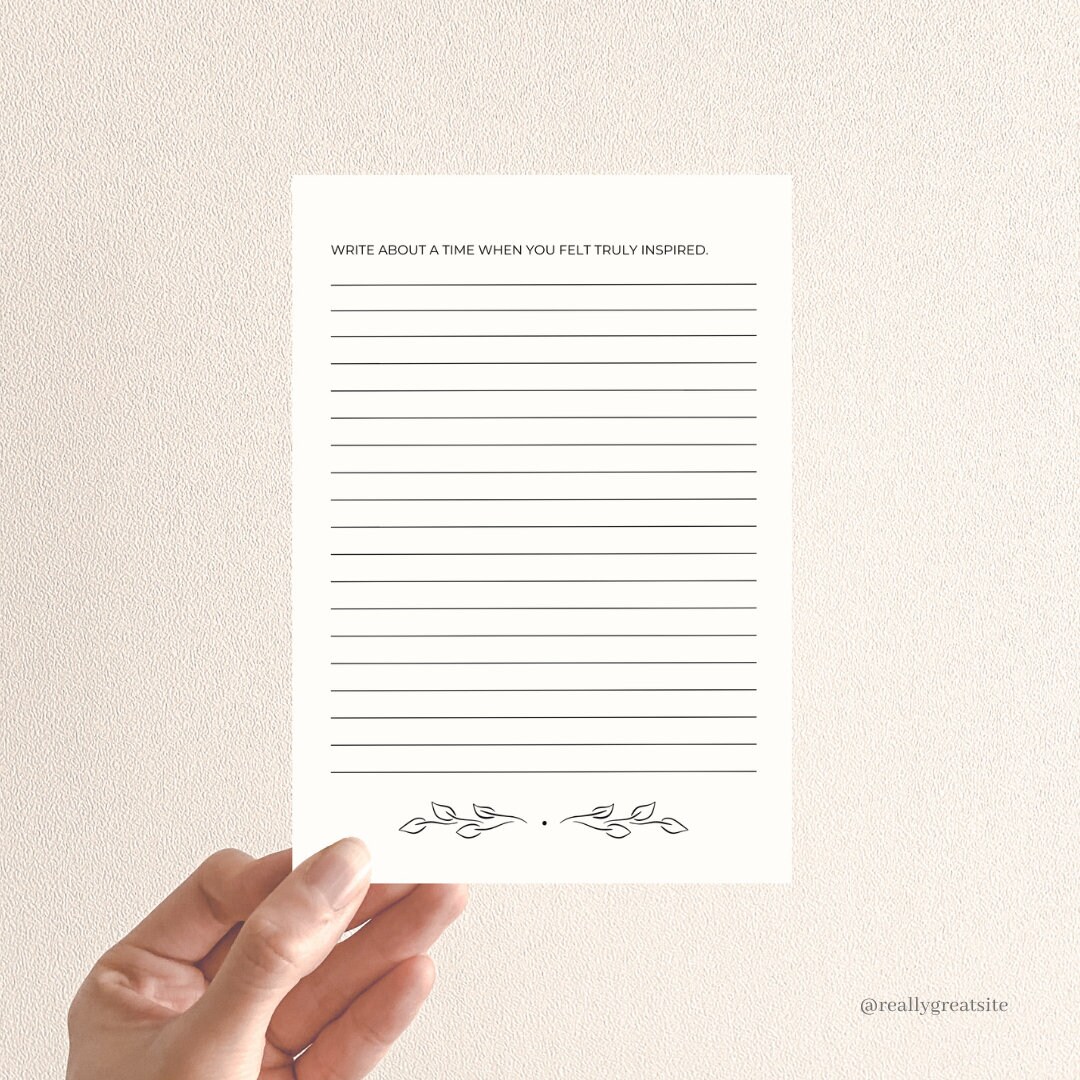 Digital Journal Prompts - 100 Downloadable / Printable Self Care ...