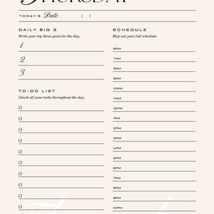 Planner - Simple Planner, Planner for Students, Daily Planner, Weekly ...