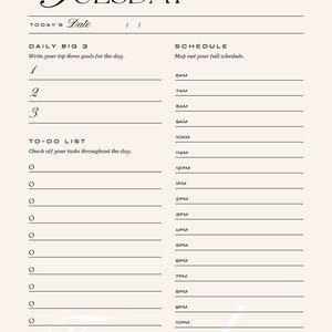 Planner Simple Planner, Planner for Students, Daily Planner, Weekly ...