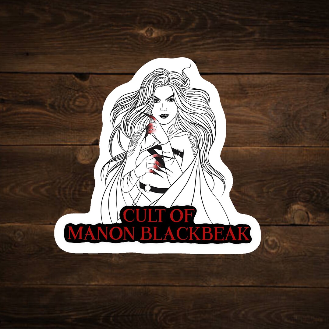Throne of Glass Cult of Manon Sticker Tog Manon Blackbeak - Etsy