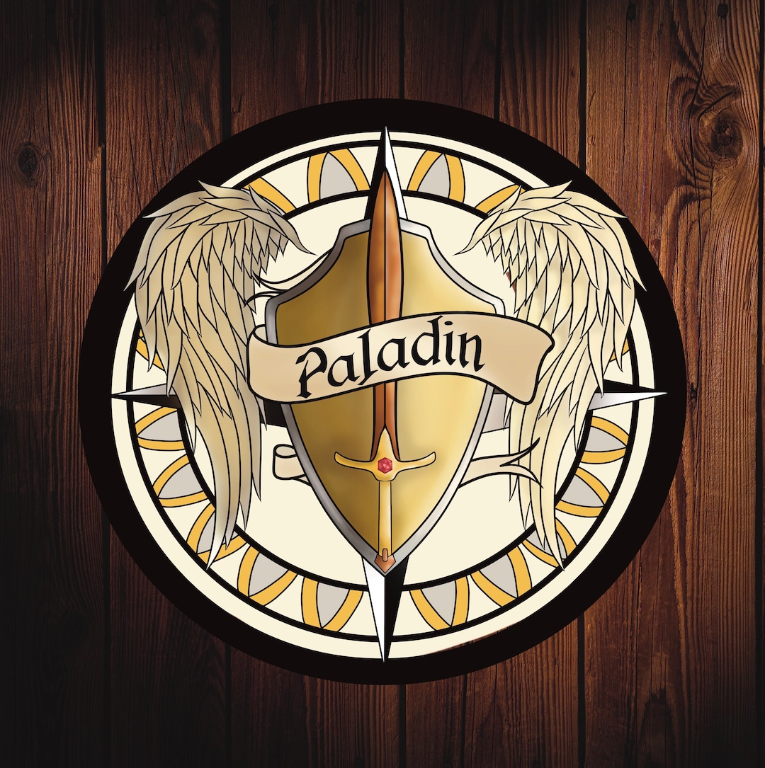 Paladin Dnd Vinyl Laptop Phone Decorative Sticker Dungeons and Dragons ...