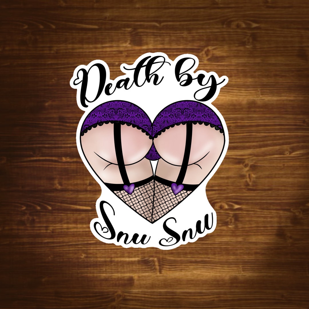 Death by Snu Snu Booktok Nsfw Lingerie Sticker for Kindle and E-reader ...