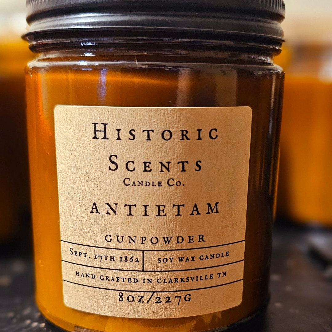 Antietam Gunpowder Scented History Candle - Etsy