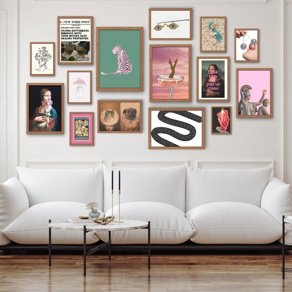 Eclectic Gallery Wall - Etsy