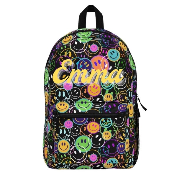 Smiley Face Backpack - Etsy
