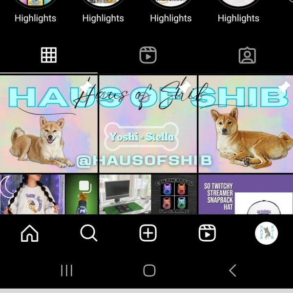 Instagram Profile Banner - Etsy