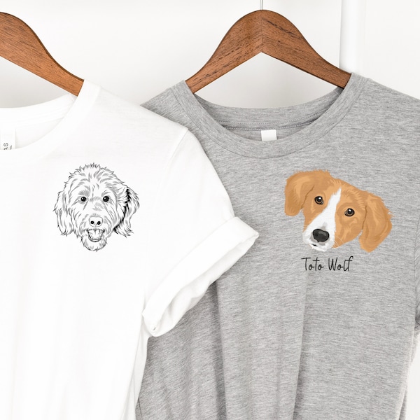 Pet Custom Photo T Shirt - Etsy