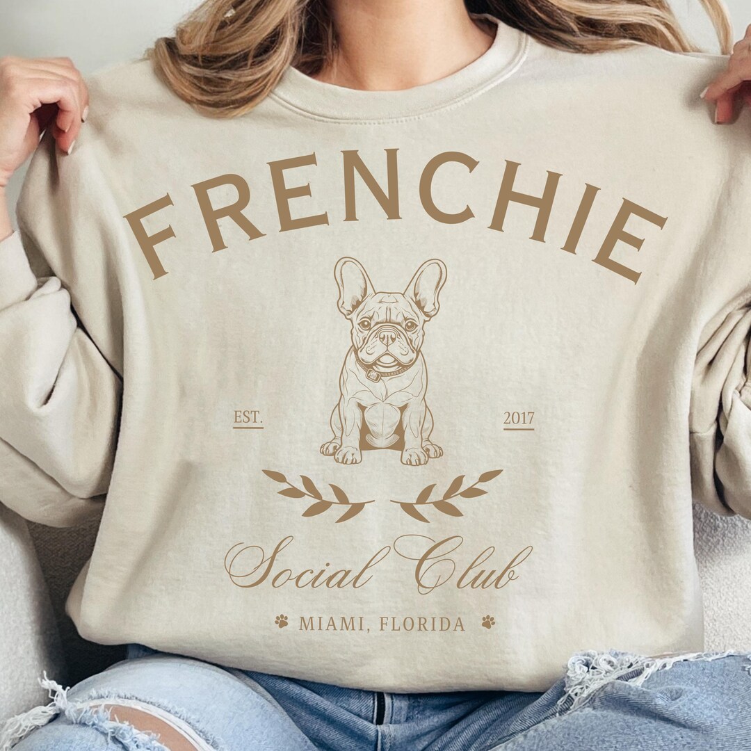 Custom Frenchie Sweater, Personalized French Bulldog Breed Dog ...