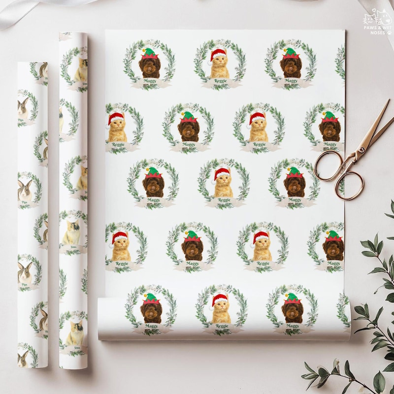 Cat Wrapping Paper - Etsy