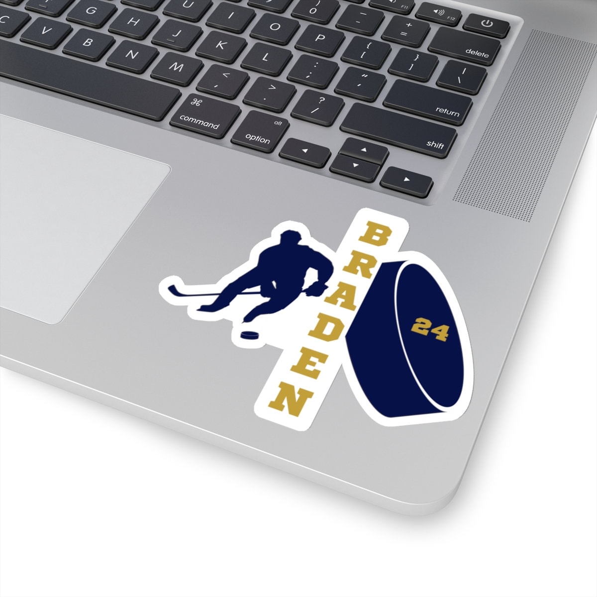 Personalized Ice Hockey Sticker, Custom Ice Hockey Sticker, Ice Hockey ...