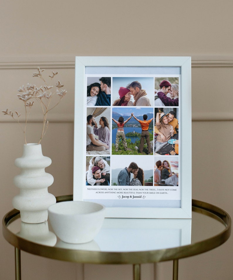 Personalized Photo Collage Wedding Gift Custom Gift for - Etsy