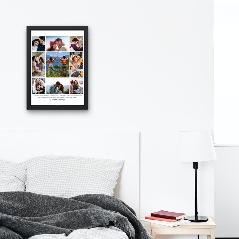 Personalized Photo Collage Wedding Gift Custom Gift for - Etsy