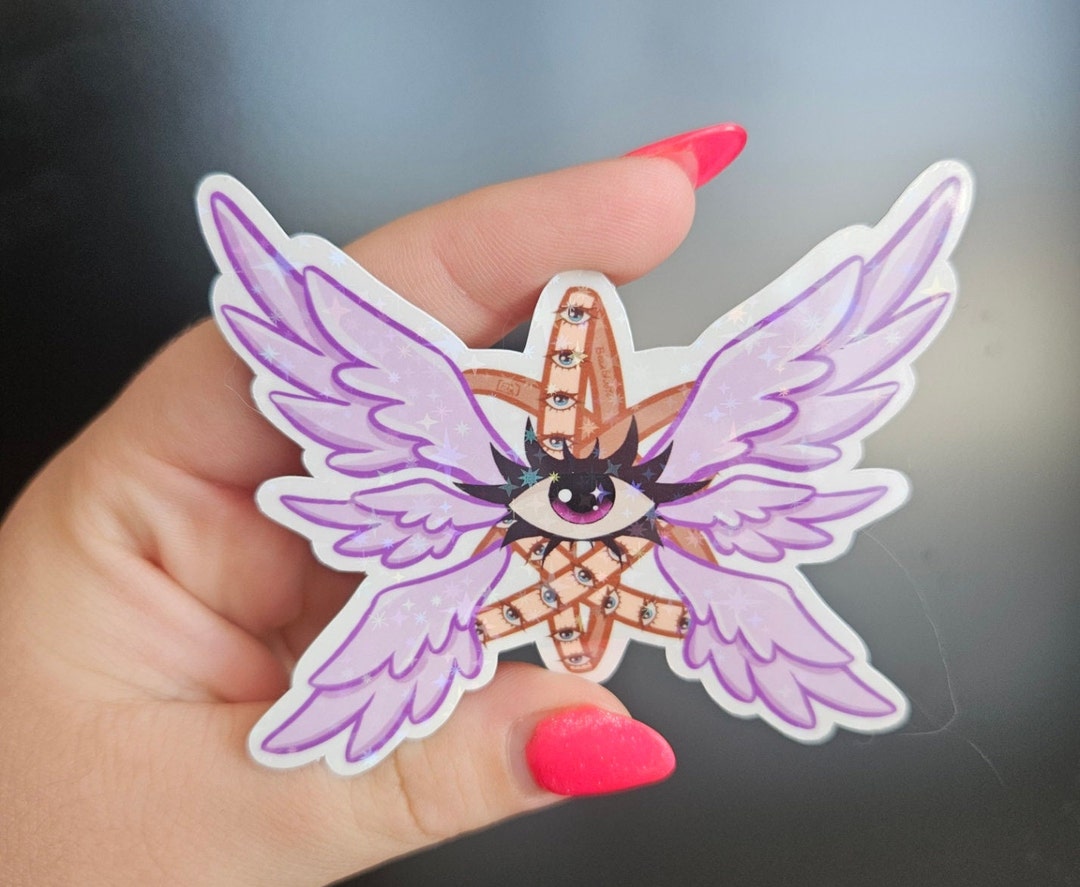 Biblically Accurate Angel Sticker - Etsy