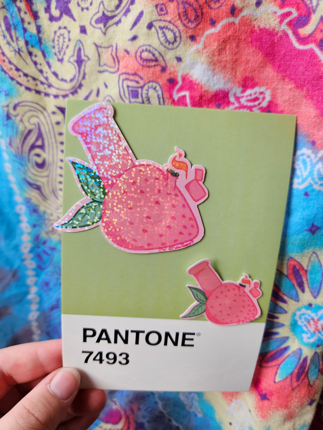 Strawberry Bong Sticker cute 420 Girl Sticker Pink Weed Marijuana - Etsy