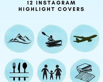 29 Travel Instagram Highlight Covers - Etsy
