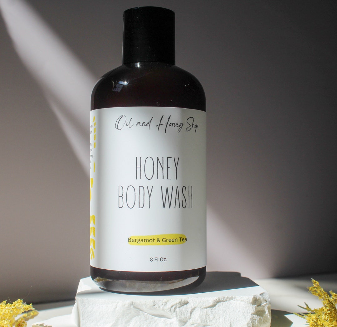 Honey Body Wash / Liquid Body Wash / for Sensitive Skin / All Natural ...