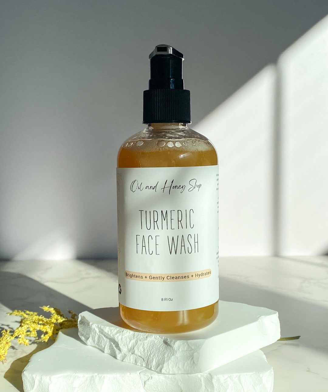 Turmeric Face Wash / Turmeric Cleanser / All Natural Face Wash ...