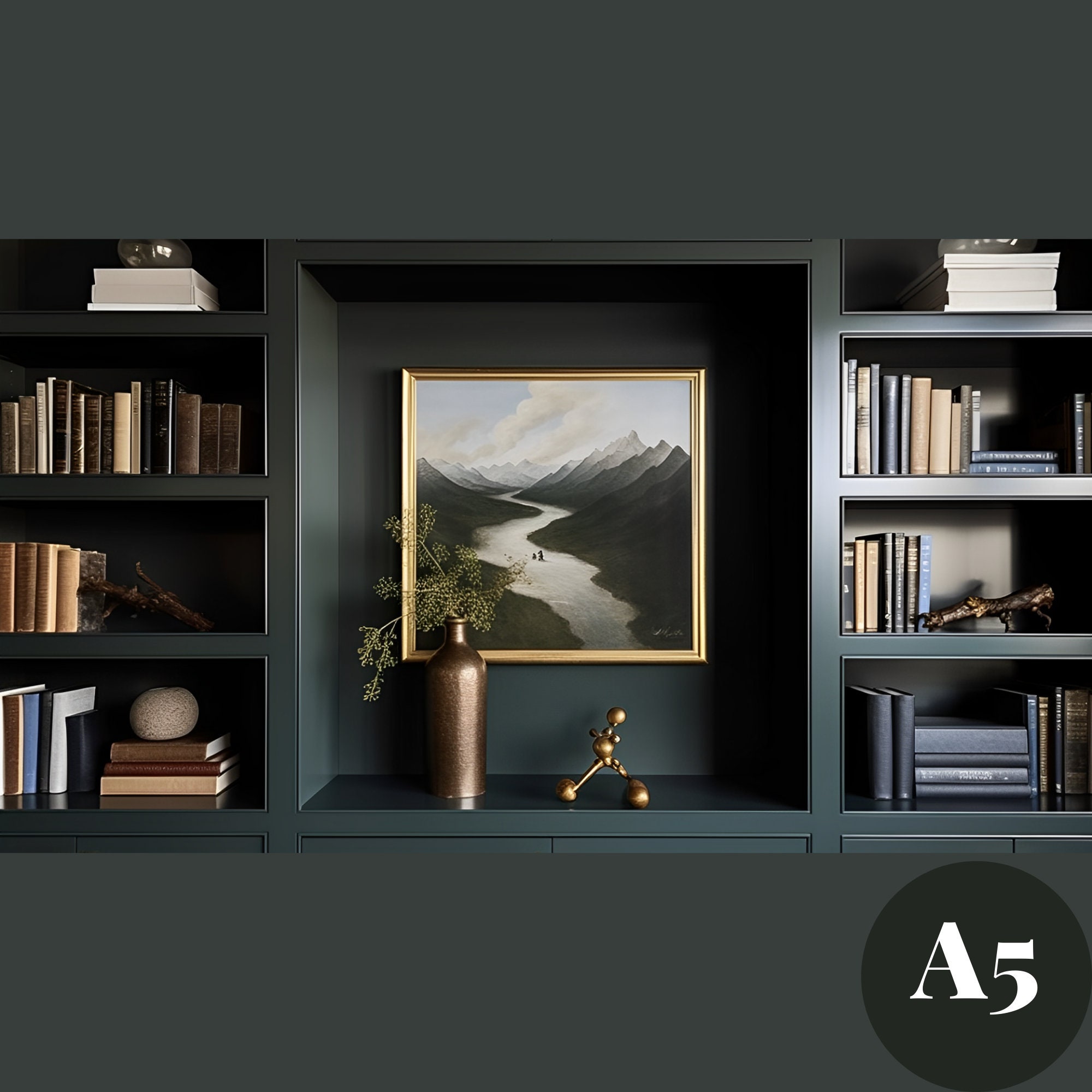 Dark Green Vintage Design Virtual Zoom Backgrounds Office Background ...