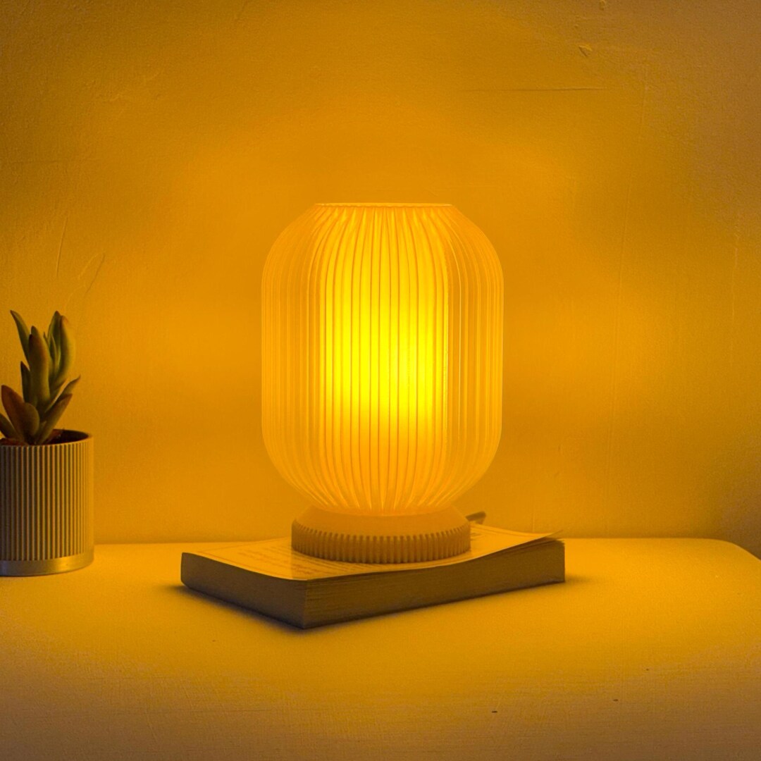 Modern Table Lamp – Warm Ambient Light, Minimalist Design, E27 Socket ...