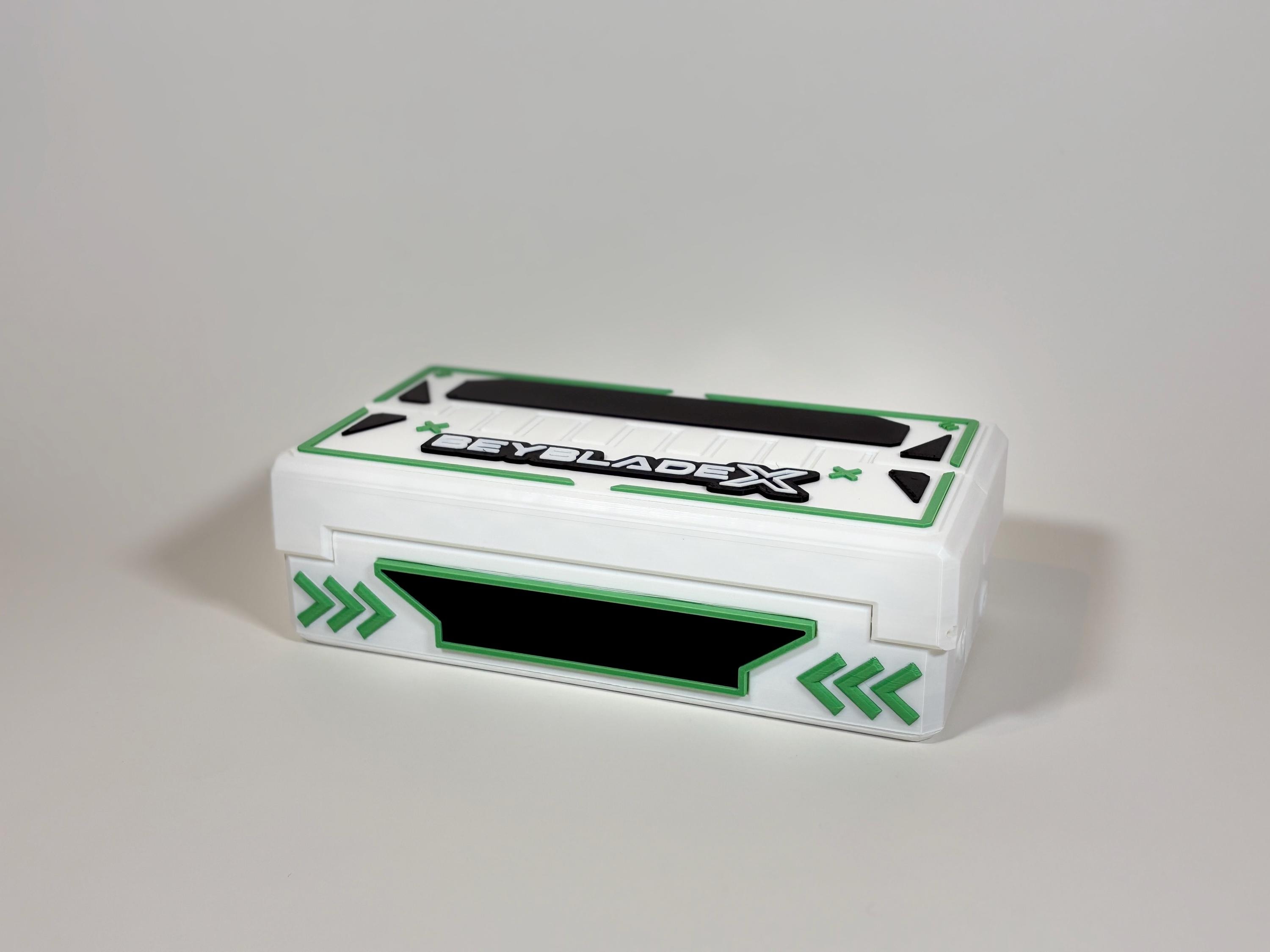 Beyblade X Deck Box | Beyblade Case | 3-slot Magnetic Storage ...