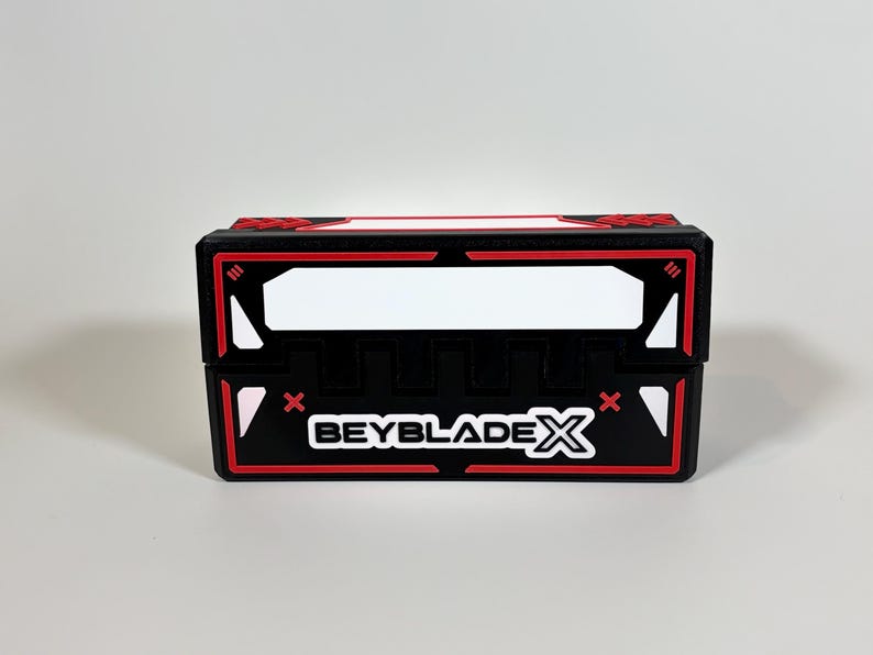 Beyblade X Deck Box | Beyblade Case | 3-slot Magnetic Storage ...