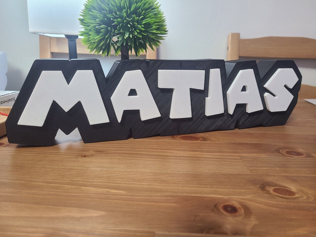 Mario Name Tag Super Mario Name Sign Custom Name Tag LED Name ...