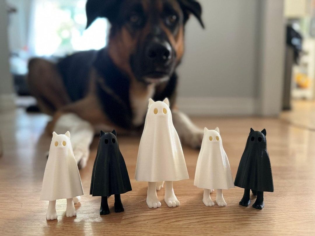 Cute Halloween Ghost With Feet - 3D Printed Ghost Decoration ...