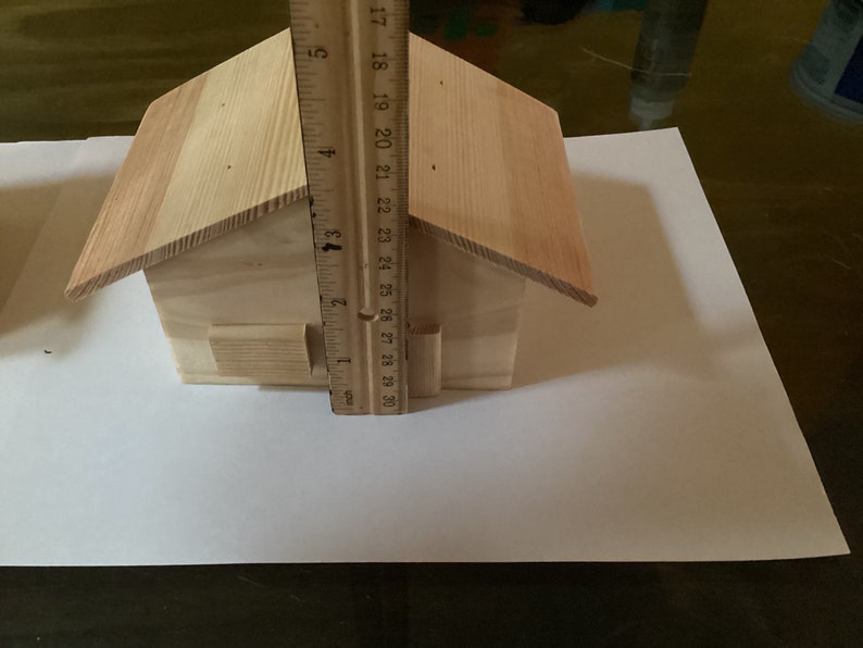 Wood Village Blank Houses 3 Pieces - Etsy