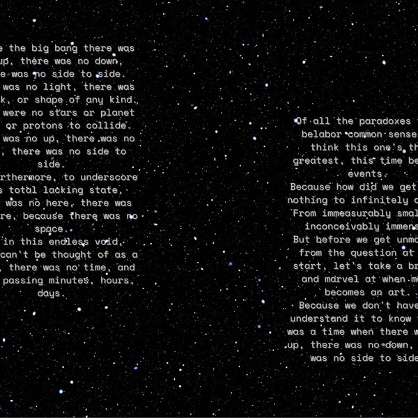 Space Poem Poster - Etsy