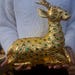 Antique Balinese Temple Deer. Kidang or Menjuangan.polychrome Sculpture ...