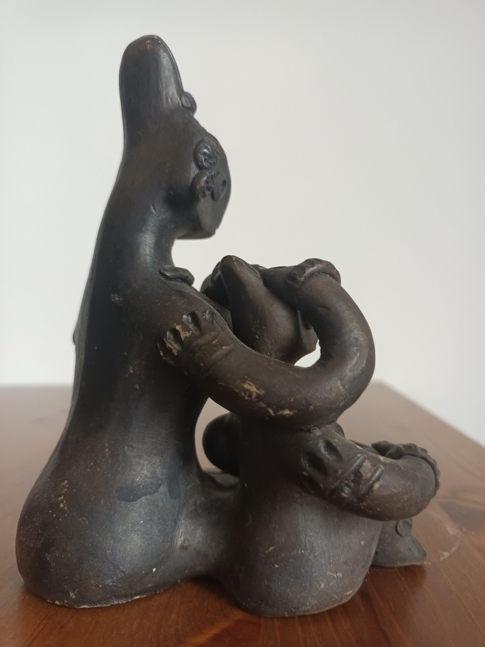 5,9 Inch Tepa Putul Bangladeshi Traditional Terracotta Folk Form Figure ...