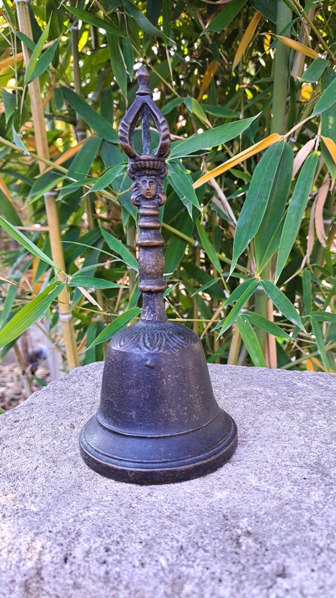 7,87 1inch Vintage Bronze Nepali Bell, Altar Bell With Dorje - Etsy